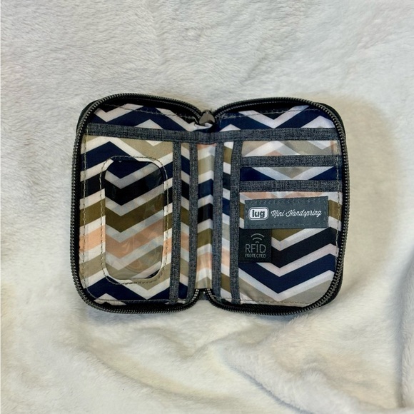lug | Bags | Heather Gray Lug Mini Handspring Wallet W Rfid | Poshmark